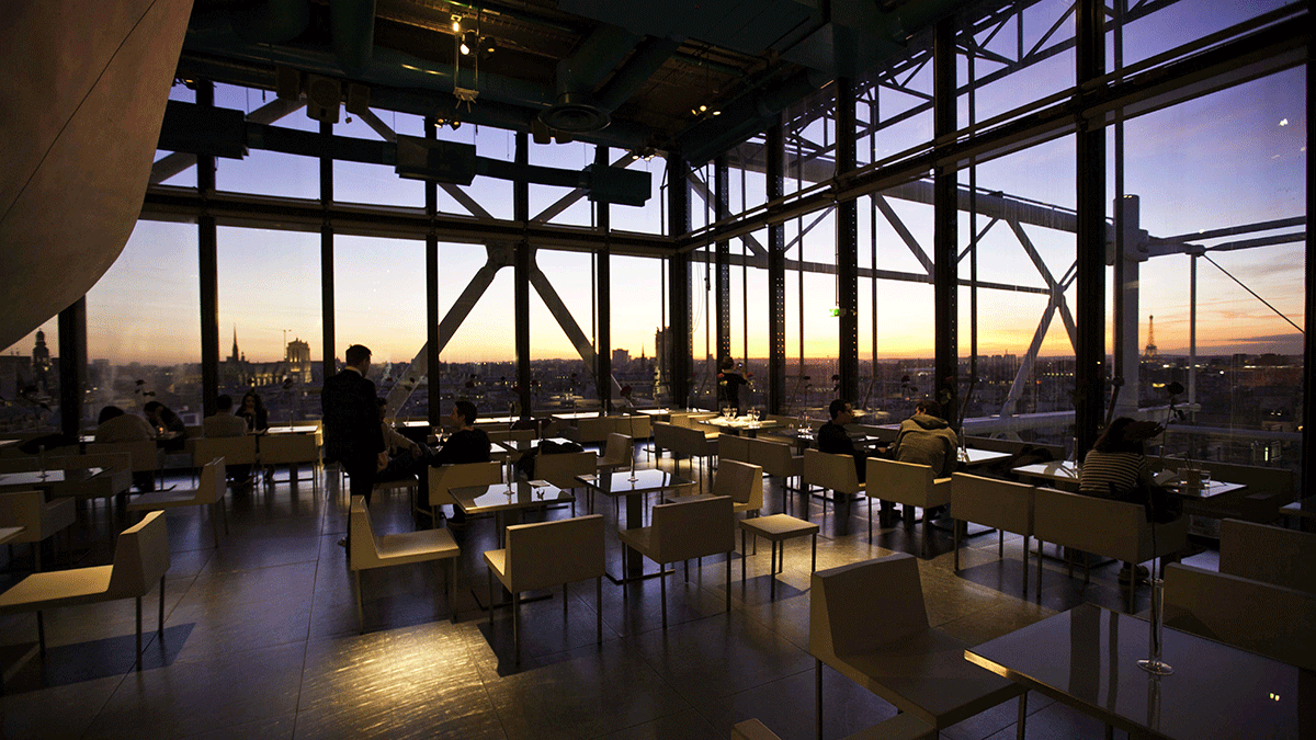 Le Georges: restaurante no Pompidou com vista de Paris | Bem in Paris
